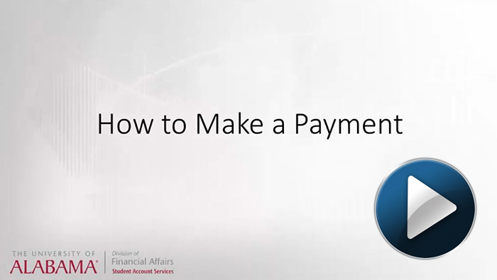 How-To Videos – University of Alabama Student Account Services